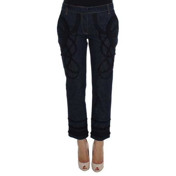 Dolce & Gabbana | Pants & Jumpsuits | Dolce Gabbana Blue Denim Cotton ...